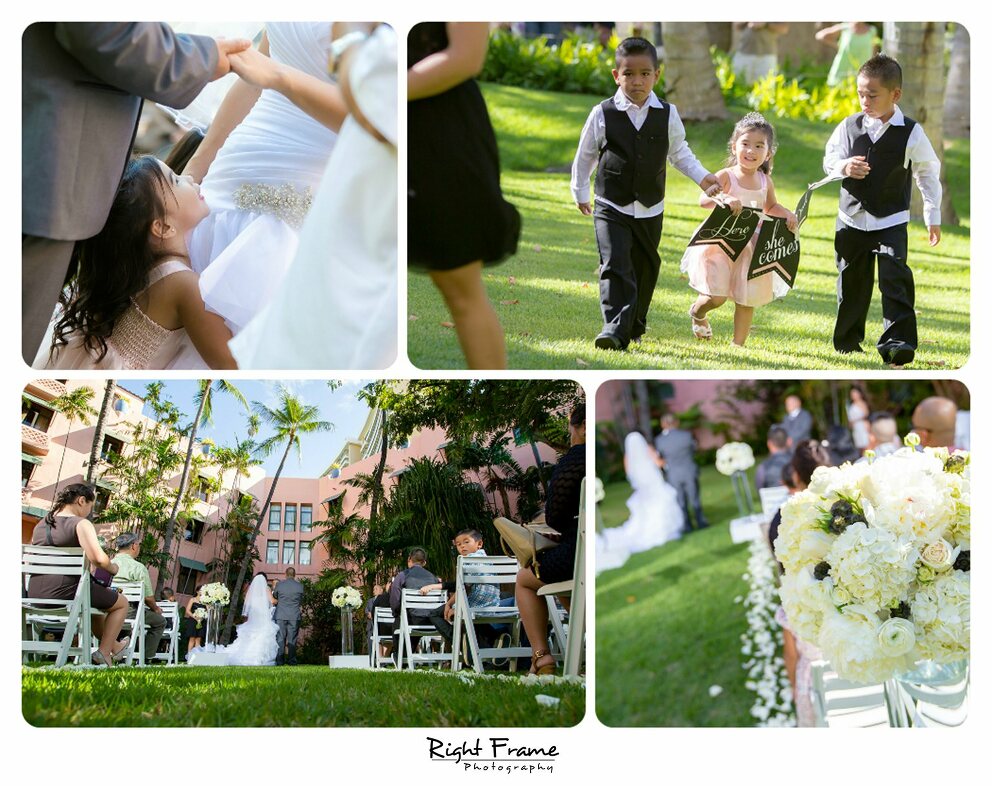 The Royal Hawaiian Hotel Wedding Helumoa Garden