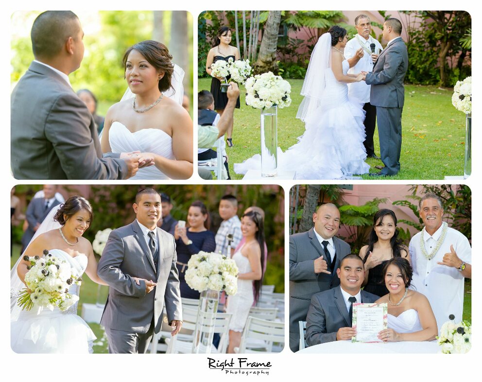 The Royal Hawaiian Hotel Wedding Helumoa Garden