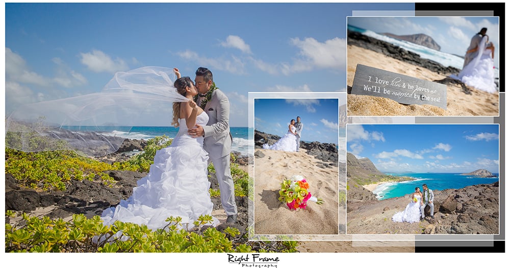 Morning Wedding at Makapu'u Beach Park, Oahu