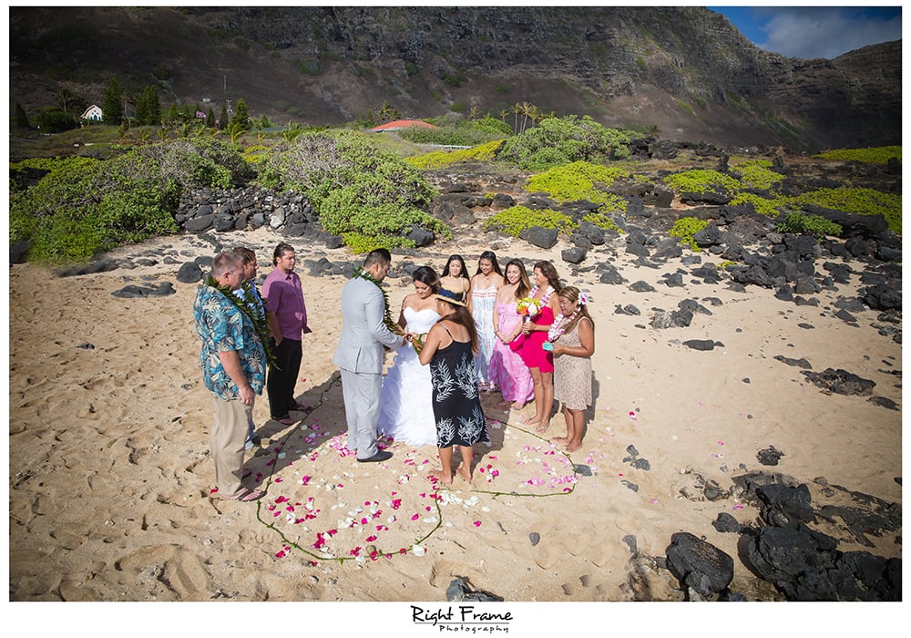Morning Wedding at Makapu'u Beach Park, Oahu