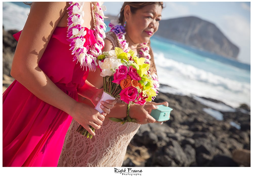 Morning Wedding at Makapu'u Beach Park, Oahu