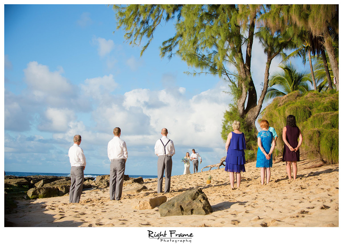 Papailoa Beach Wedding on North Shore Oahu