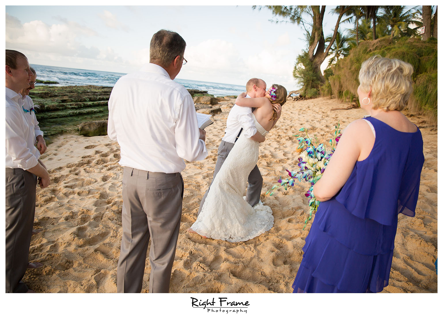 Papailoa Beach Wedding on North Shore Oahu