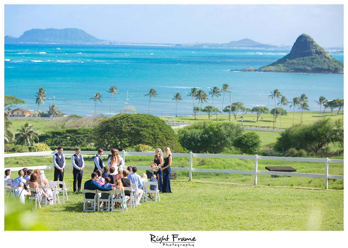 Hawaii Kualoa Ranch Wedding at Paliku Gardens