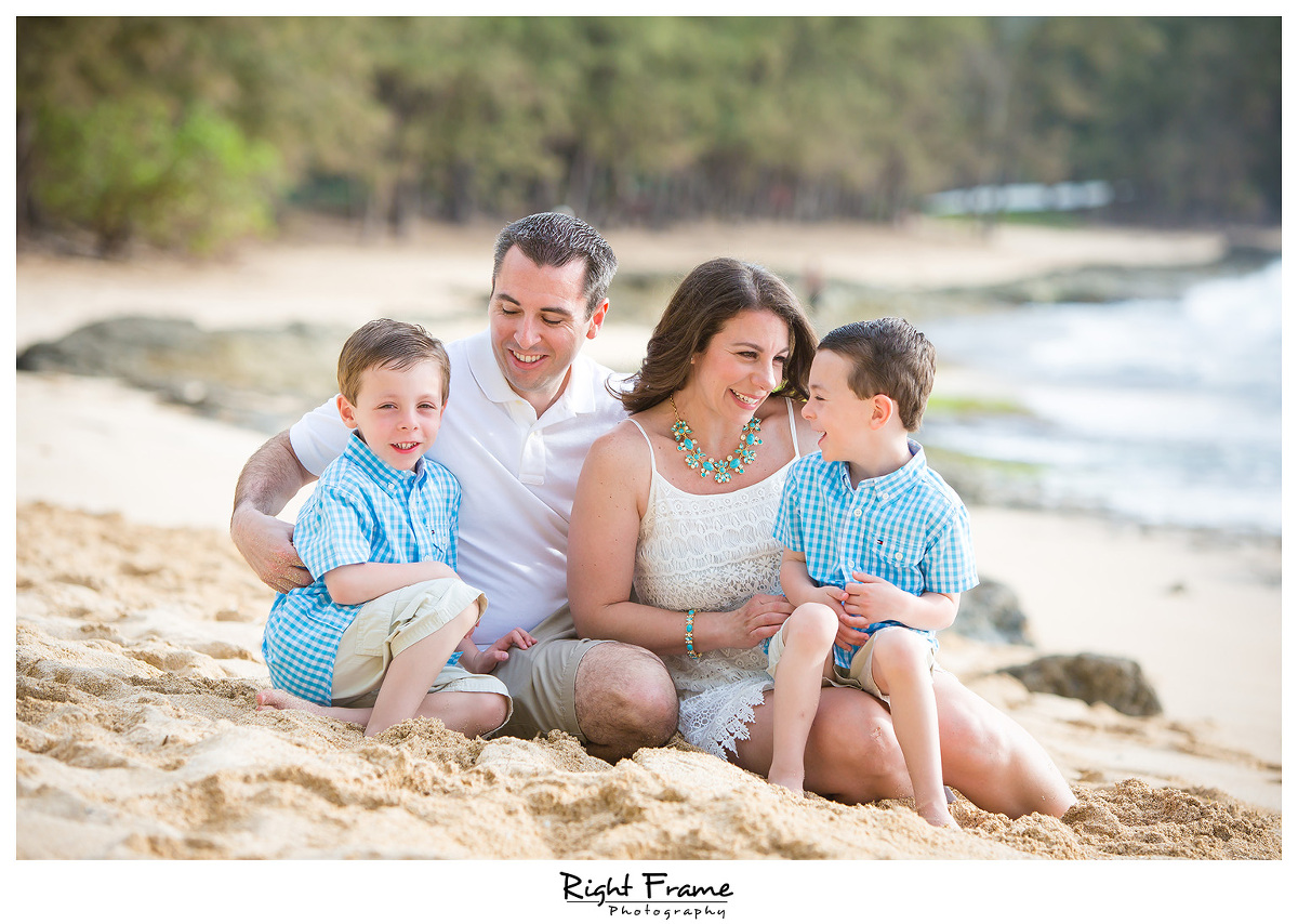 Family Portrait near Turtle Bay Stables Beach