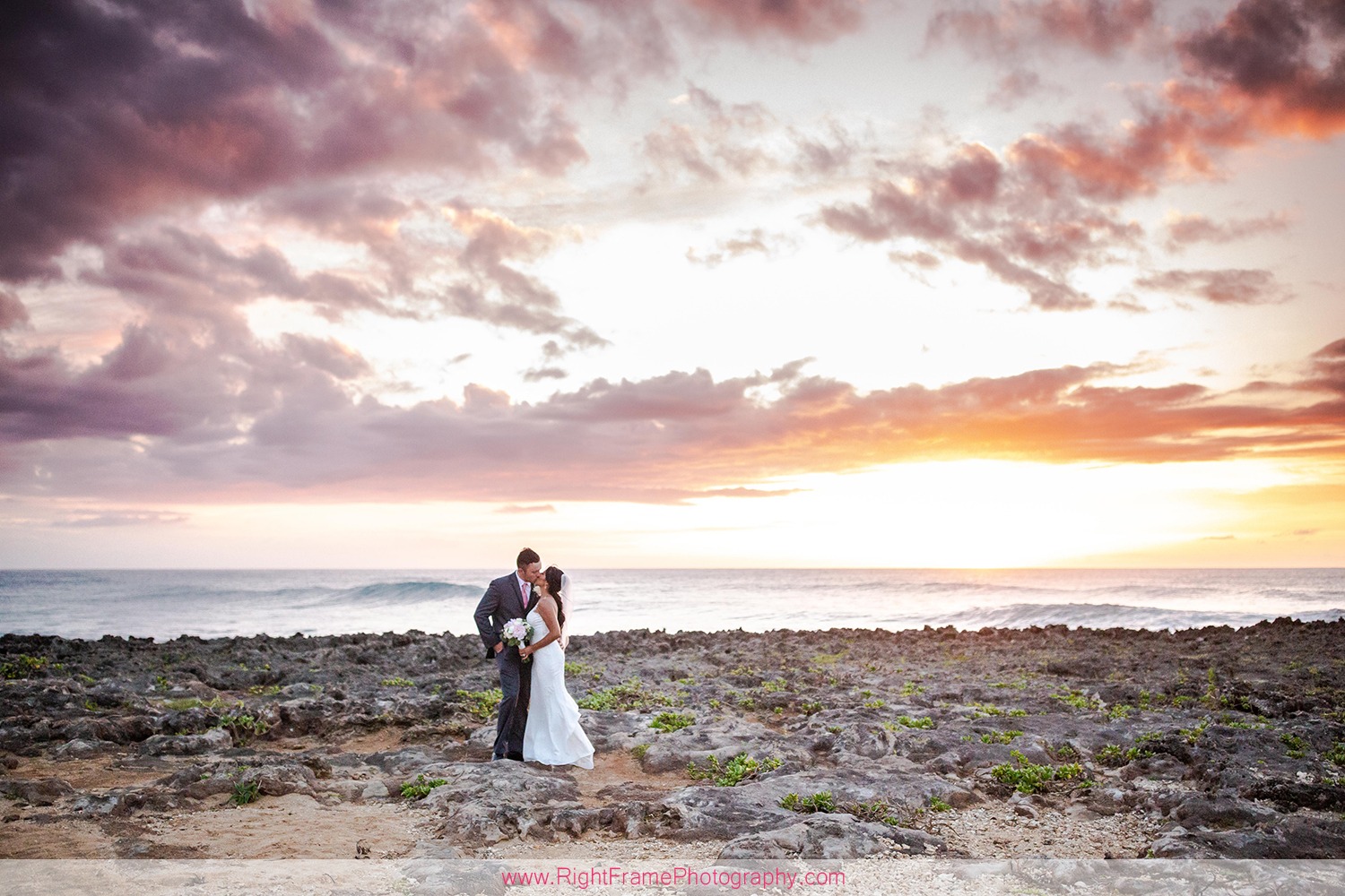 Turtle Bay Wedding Photos | Oahu Hawaii Photographer