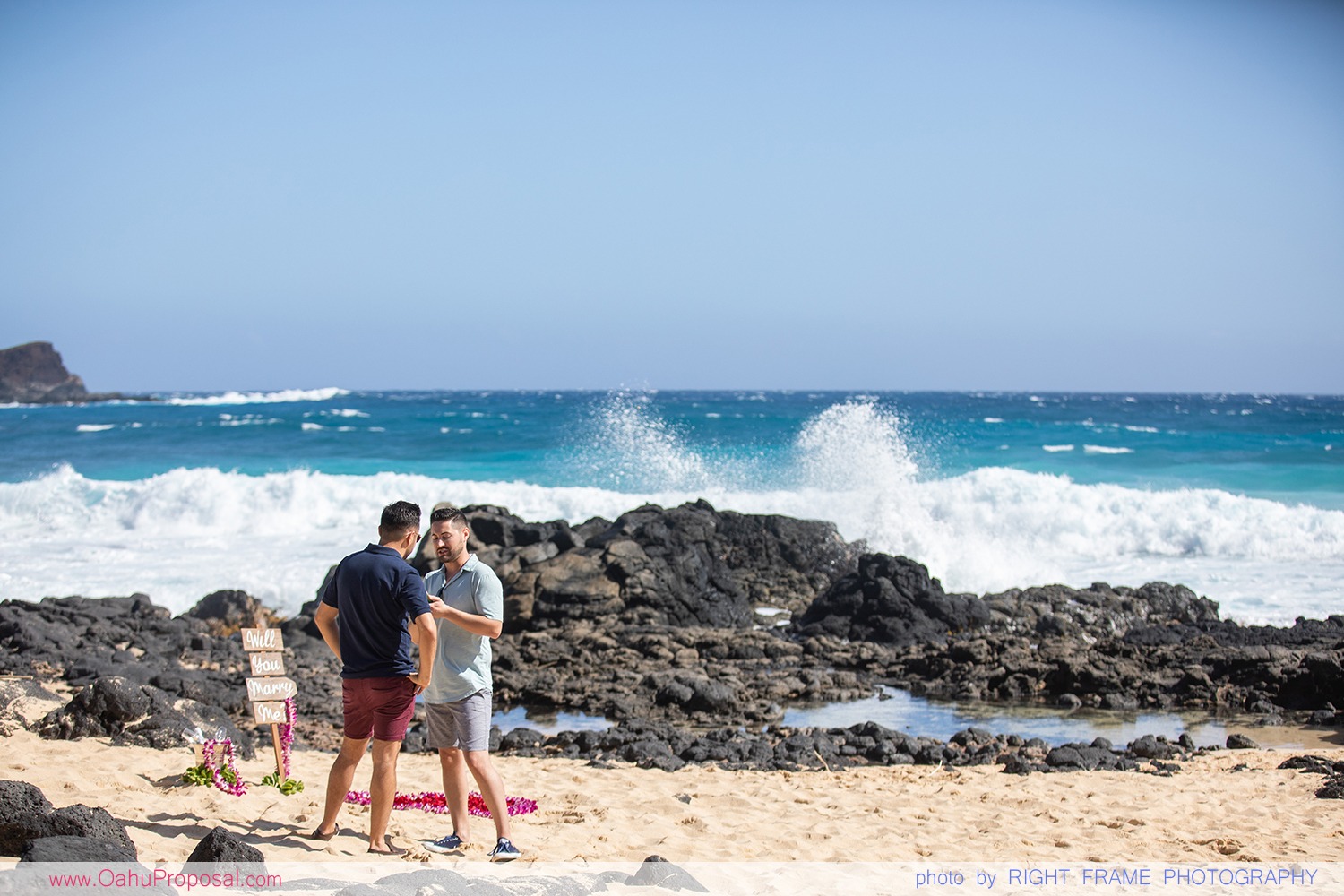Proposal In Hawaii Same Sex Oahu Engagement Photographer