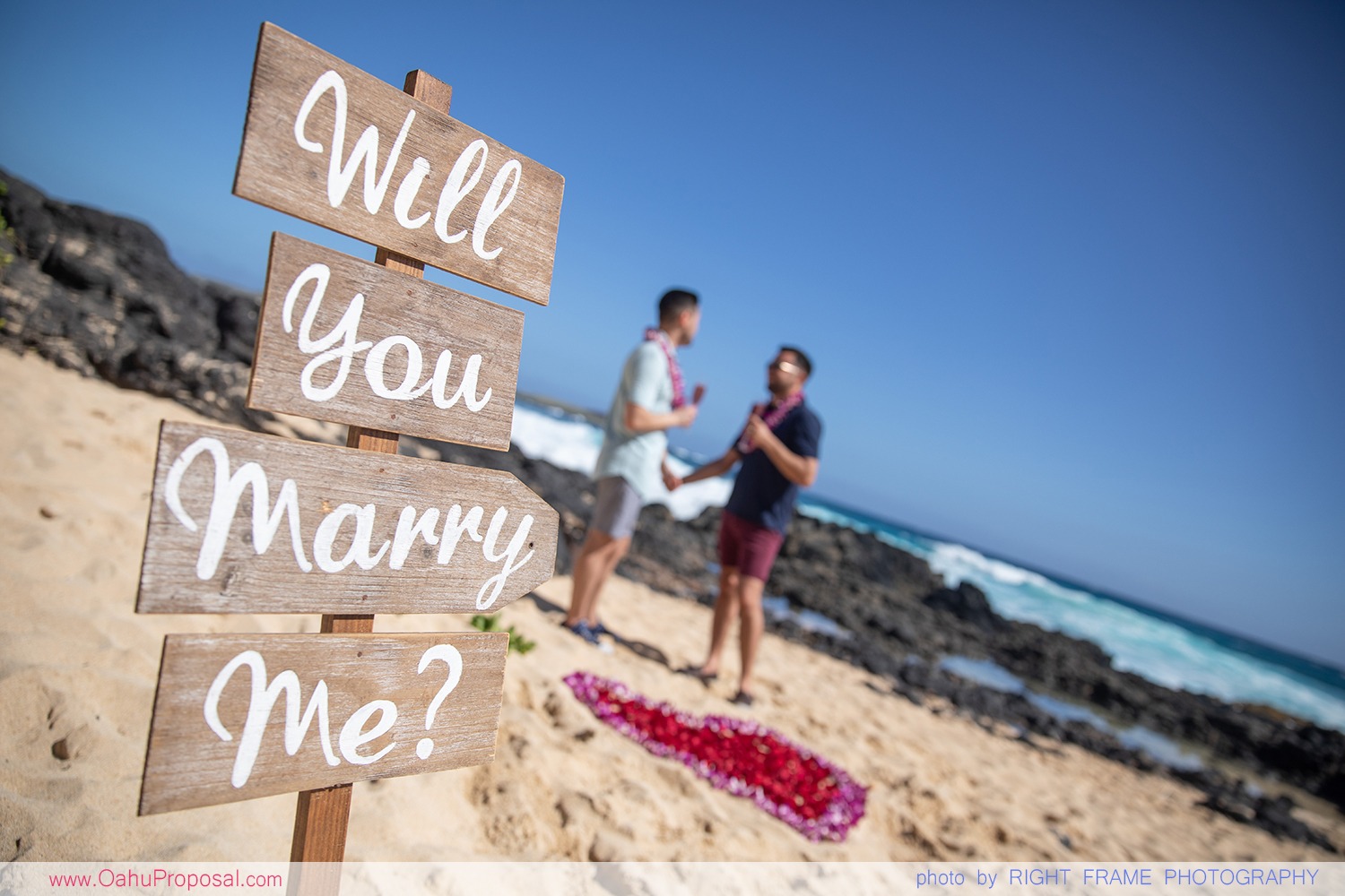 Proposal In Hawaii Same Sex Oahu Engagement Photographer