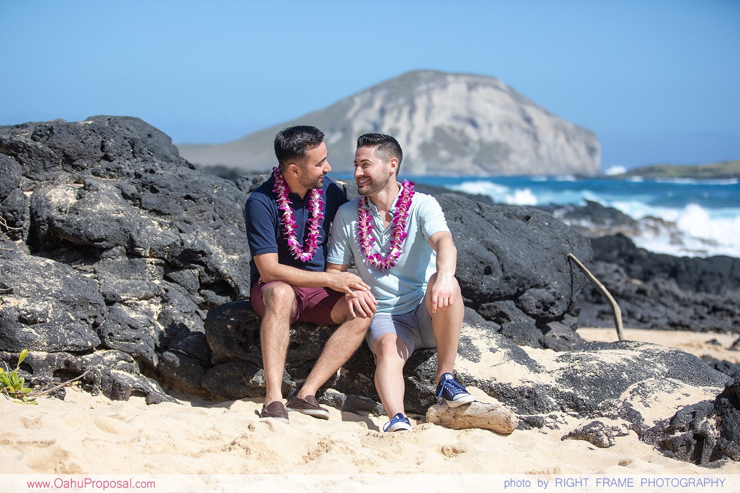 Proposal In Hawaii Same Sex Oahu Engagement Photographer