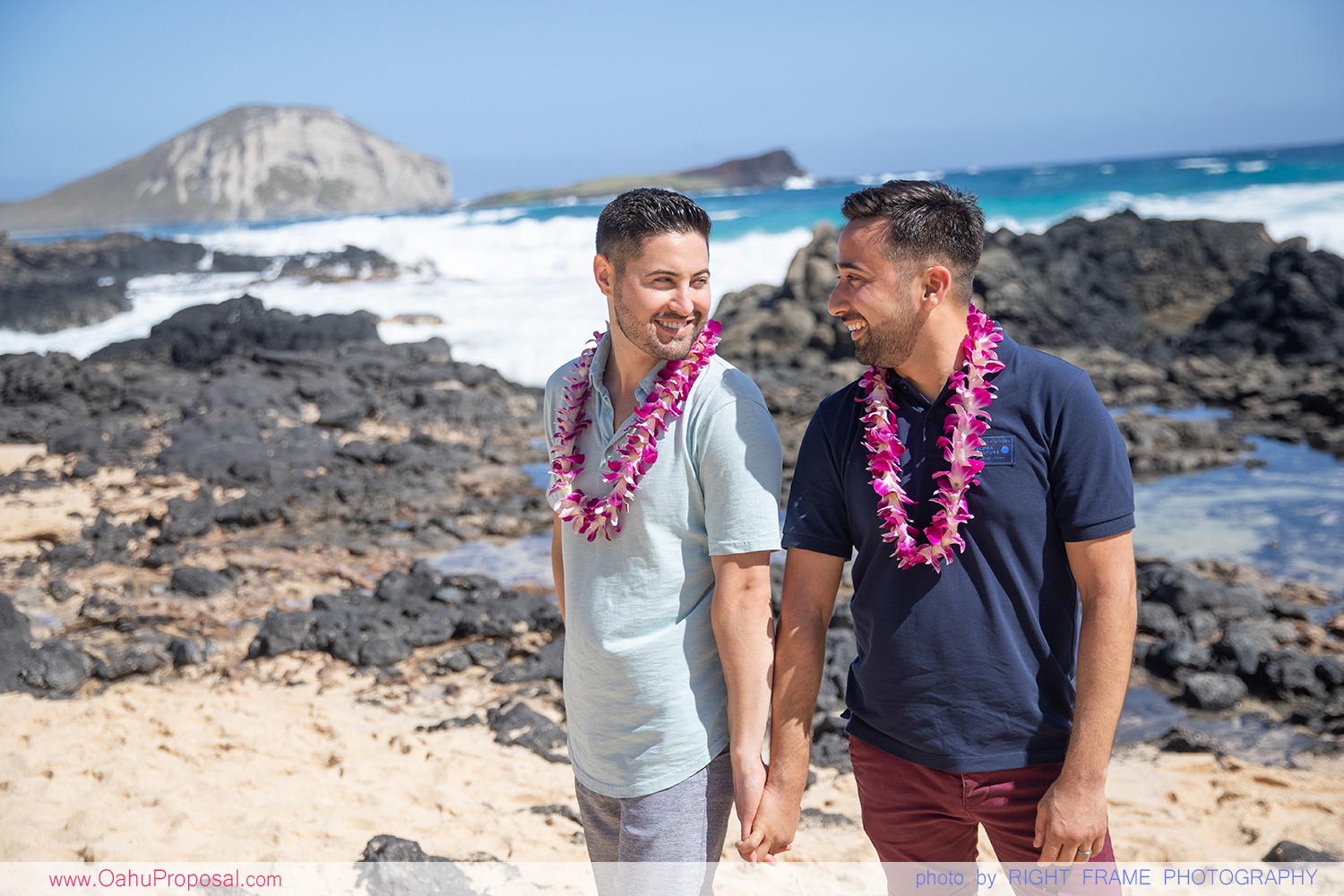 Proposal In Hawaii Same Sex Oahu Engagement Photographer