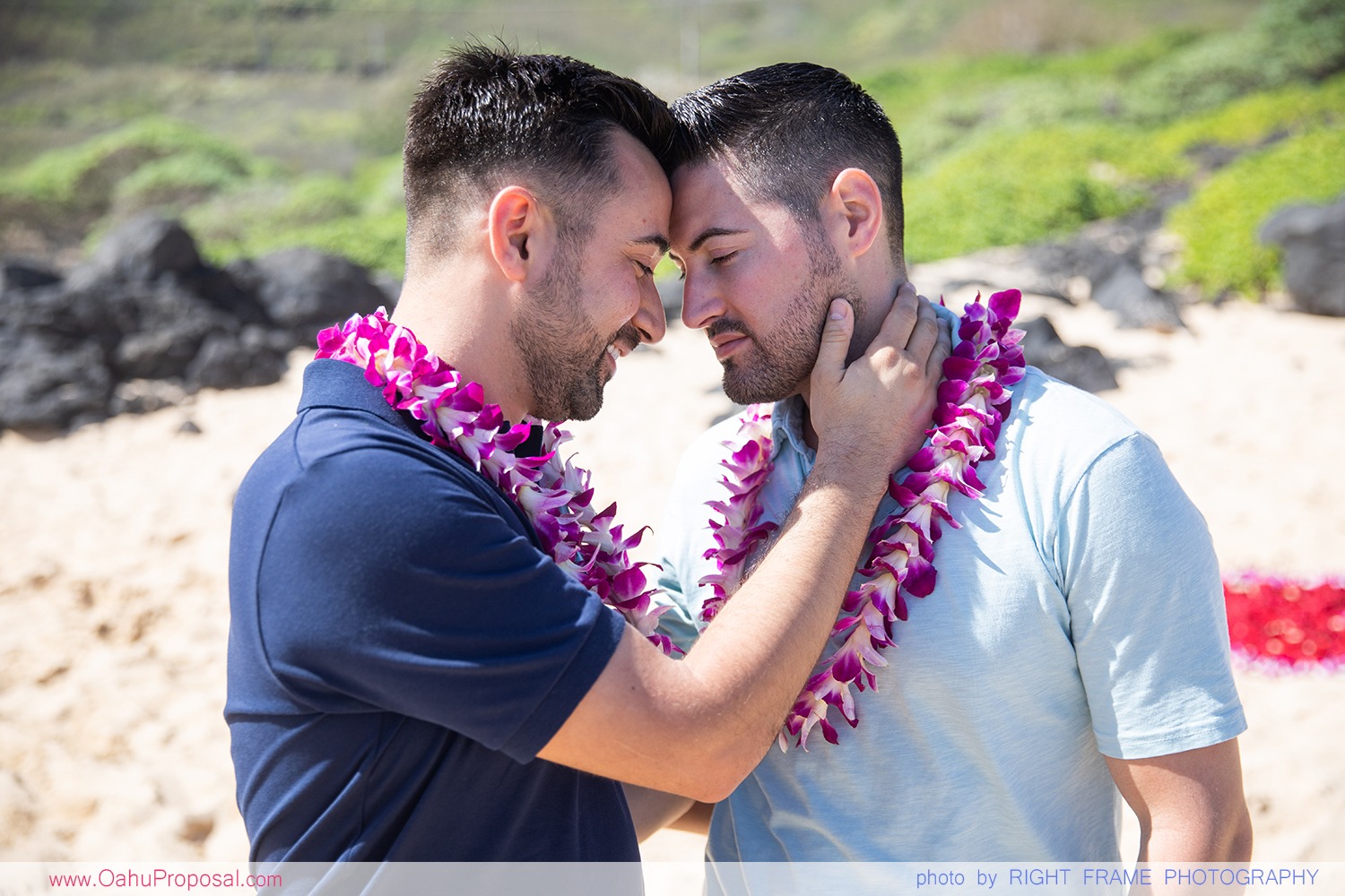 Proposal In Hawaii Same Sex Oahu Engagement Photographer